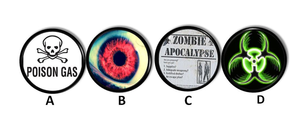 Zombie Apocalypse Home Decor Knobs | Unique Colleger Dorm Drawer Pulls ...