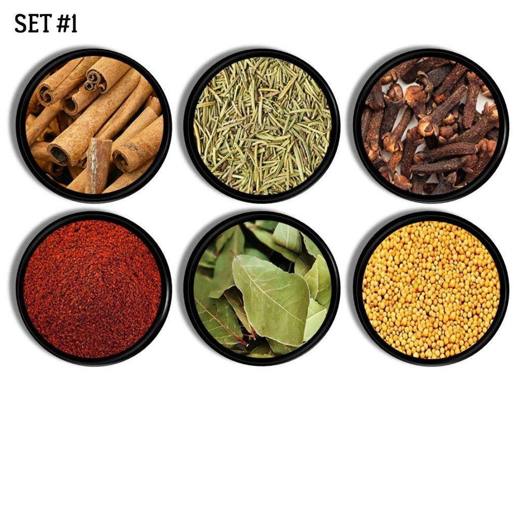 Herb & Spice Cabinet Knobs – Kitchen Drawer Pulls (Set of 6 ...
